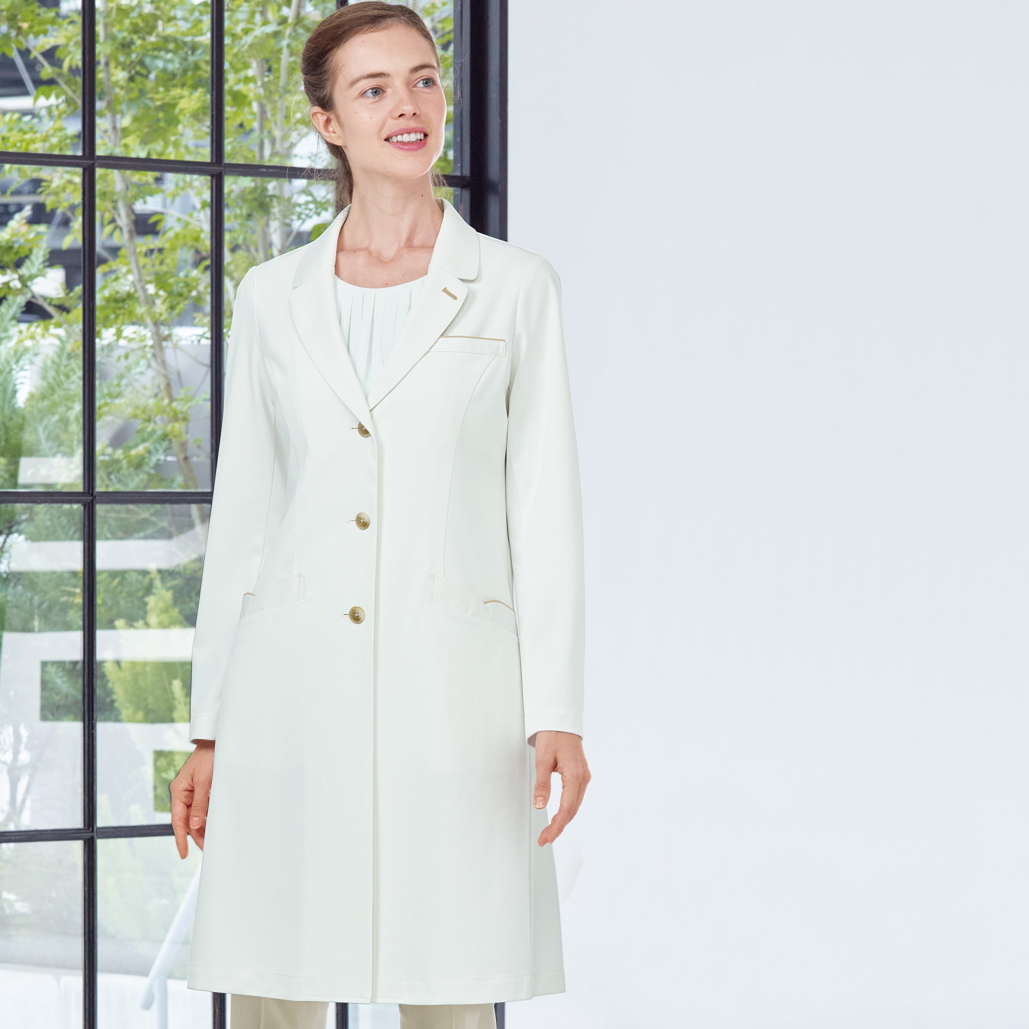 ナガイレーベン Beads berry ドクターコート LH-6260 – NAGAILEBEN限定ネットショップ